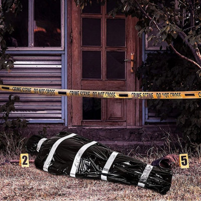 Halloween Decorations Dead Victim Prop - Scary Fake Corpse in Bag ...
