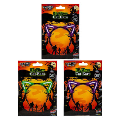 Halloween Glow Stick Cat Ears1 Piece Mystery Bag MultiColour | DIY at B&Q