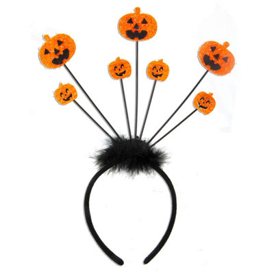 Halloween Headband Bopper Halloween Party, Trick or Treat Pumpkin