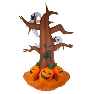 Halloween Inflatable Haunted Tree Decoration Trick or Treat 9ft ...