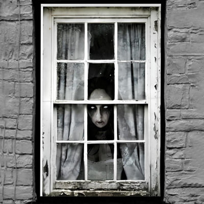 Halloween Scary Window Decorations, Halloween Decorations Window With ...