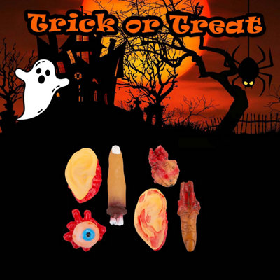 Halloween Severed Body Parts props Trick or Treat Party MultiColour