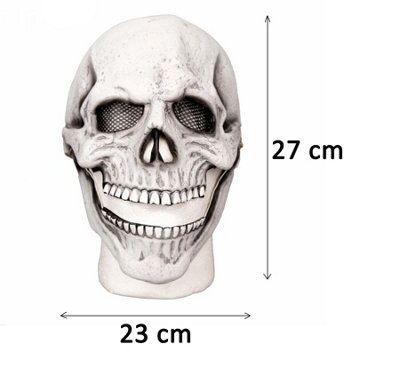 Halloween Skeleton Latex Mask White | DIY at B&Q