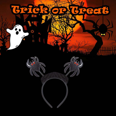 Halloween Spider Headband Halloween Party, Trick or Treat Black | DIY ...