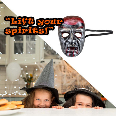 Halloween Vampire Mask Silver Halloween Party, Trick or Treat Vampire