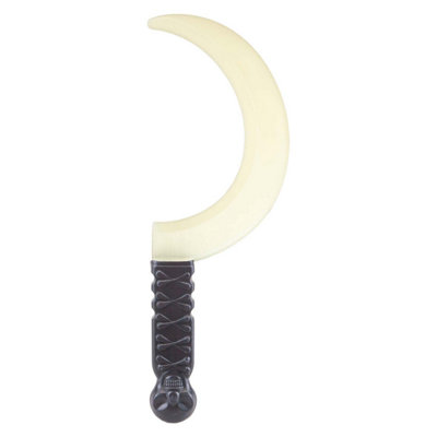 Halloween Weapon Sickle Glow In The Dark Prop Trick or Treat 39.7cm ...