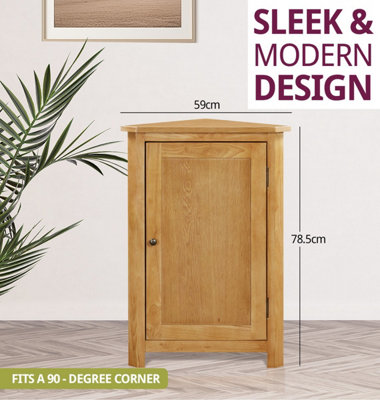 Small wooden corner unit store