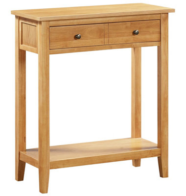 Hallowood Furniture Aston Console Table with one Large Drawer