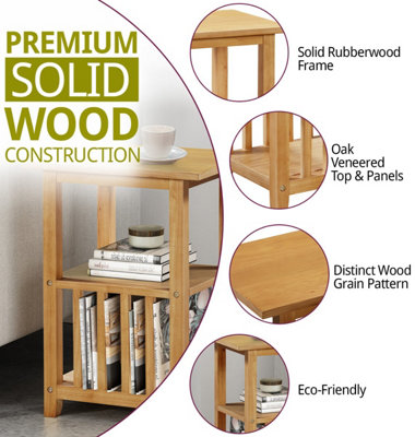 Hallowood Furniture Aston Side Magazine Table