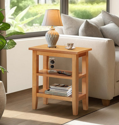 Side table with shelf store