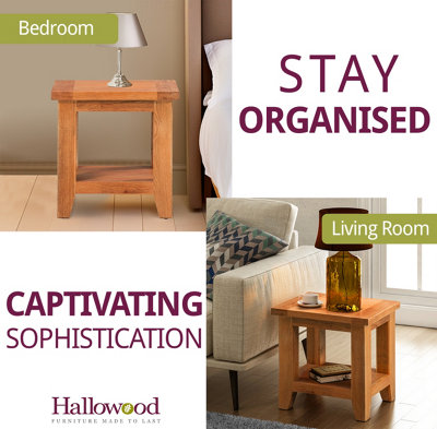Hallowood Furniture Cotswold Small Side Table