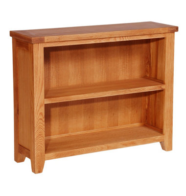 Hallowood Furniture Cotswold Small Wide Bookcase