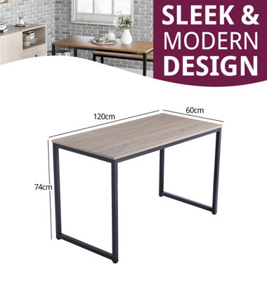 Hallowood Furniture Kempley Fixed Top Dining Table (120 x 60 cm)