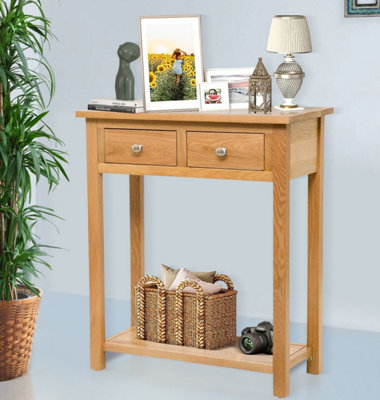Hallowood Furniture Waverly Oak Console Table