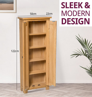 Hallowood Furniture Waverly Oak DVD Cabinet