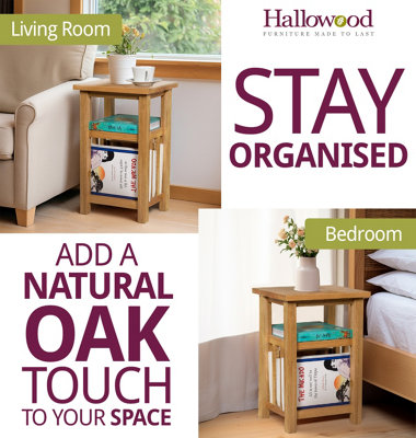 Hallowood Furniture Waverly Oak Magazine Table