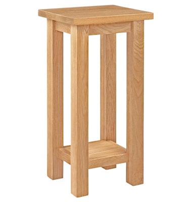 Hallowood Furniture Waverly Oak Tall Side Table at B&Q
