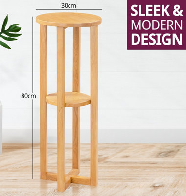 Hallowood Furniture Waverly Tall Round Side Table