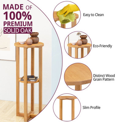 Hallowood Furniture Waverly Tall Round Side Table