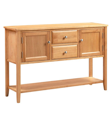 Hallowood Furniture Windsor Oak Large Console Table