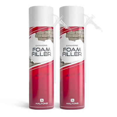 Haltons Expanding Foam Filler Ready To Use No Tools Required Waterproof ...