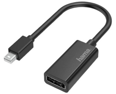HAMA - Mini DisplayPort Plug to DisplayPort Socket Adaptor | DIY at B&Q