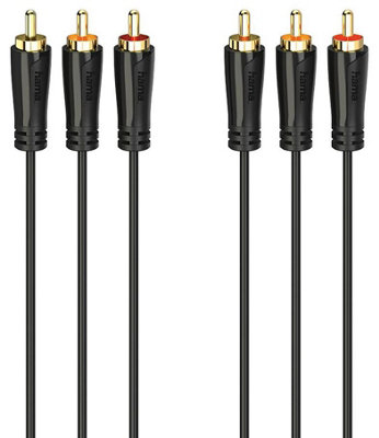 HAMA - Triple RCA Audio-Video Lead, 1.5m