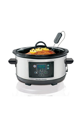 Hamilton Beach 33956A-SAU Set & Forget Silver Slow Cooker 4.5 Litres ...