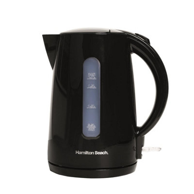 Hamilton Beach, Electric Kettle, Essentials Rapid Boil, 1.7L, Black
