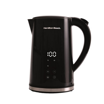 Hamilton Beach Electric Kettle FlexiControl Variable Temp 1.7L Black