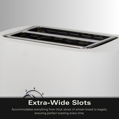Hamilton Beach Ella 2 Slice Matte White Toaster