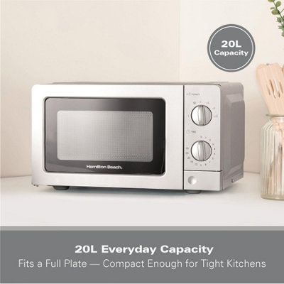 Hamilton Beach Microwave Standard Silver