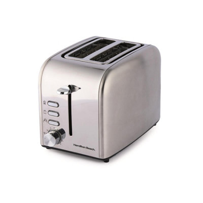 Hamilton Beach Rise 2 Slice Brushed & Polished Stainless Steel Toaster