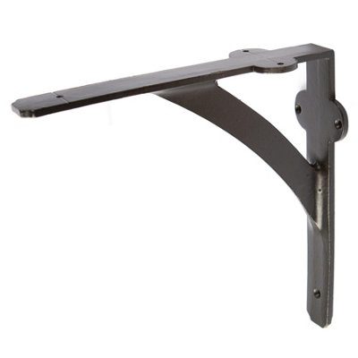 Hammer and Tongs Black 205mm Iron Shelf Bracket - Cast Iron Antique ...