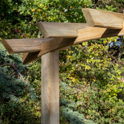 Hanbury Wooden Garden Dome Top Arch