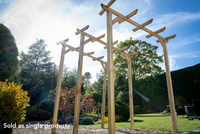 Hanbury Wooden Garden Flat Top Arch