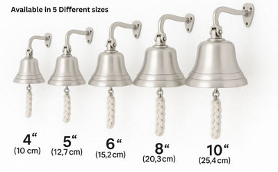 Hand Bell Bar Accessories for Home Pub Hand Bell Wall Mounted Bar Bell ...