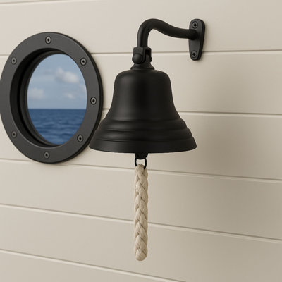 Hand Bell Bar Accessories for Home Pub Wall Mounted Bar Bell Nautical ...