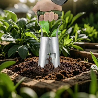 Hand Bulb Planter Tool Soil Digger for Flower Grass and Garden Planting