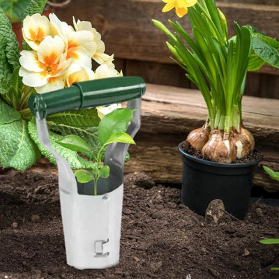 Hand Bulb Planter Tool Soil Digger for Flower Grass and Garden Planting