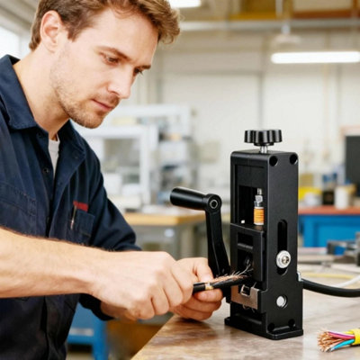 Hand Crank Wire Stripper Adjustable Electric Wire Stripping Machine ...