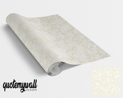 Hand Drawn Circular Pattern Furniture Vinyl Wrap at B&Q