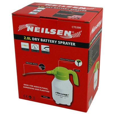 Hand held Battery Powered Garden Sprayer - 2 Litre (CT5390)