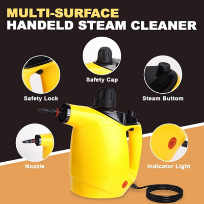 Hand Held Portable Steam Cleaner with 9pcs Accessories