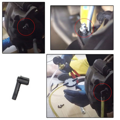Hand Held Vacuum Pump Pressure Tester Car Brake Fluid Bleeder Bleeding ...