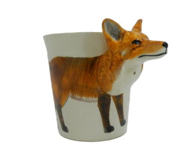 Hand Made Ceramic Mug - Animal Mugs - Fox