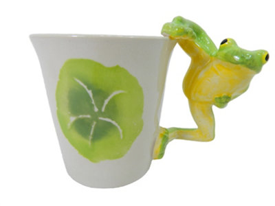 Hand Made Ceramic Mug - Animal Mugs - Frog