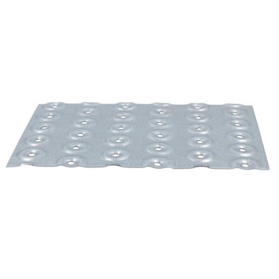 Hand Nail Plate 100mm x 150mm Galvanised Timber Joining Connector 2PK