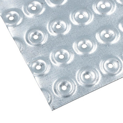 Hand Nail Plate 150mm x 200mm Galvanised Timber Joining Connector 2PK