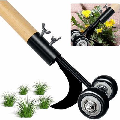 Hand Weeding Tool Hand Weeder with Wheels for Cleaning Between Stone ...